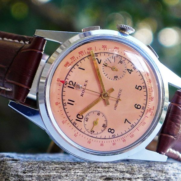 ROLEX CHRONOGRAPH ORIGINAL DIAL MODIFIED VALJOUX 23 MOVEMENT SOLID ...