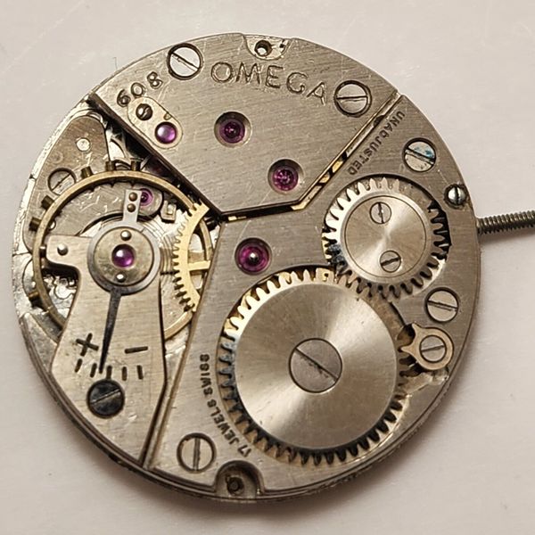 Vintage Omega 608 Project Movement Watch For Parts Repair | WatchCharts ...
