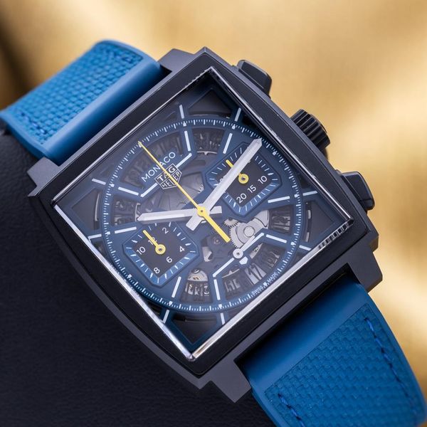 FSOT: TAG Heuer Monaco Chronograph Automatic Skeleton Dial 39mm ...