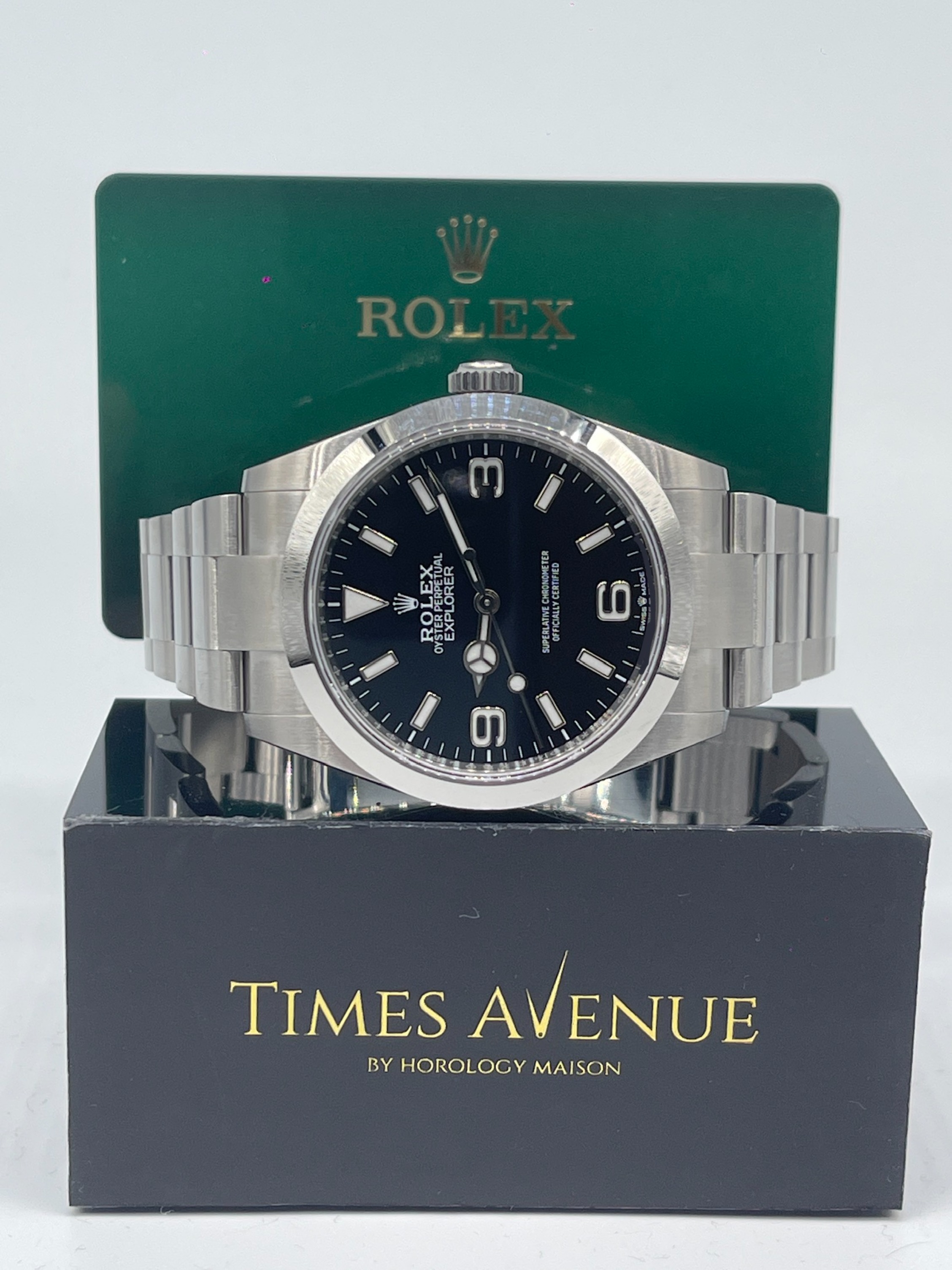 Brand New 2024 Feb Rolex Explorer 40mm Stainless Steel 224270 “Black ...