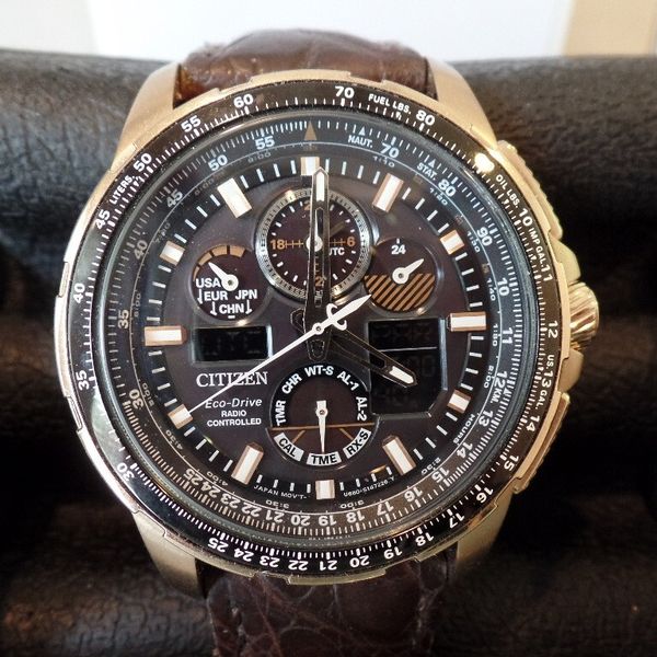 Citizen Promaster Eco-Drive AT Skyhawk Rose Gold Limited Edition 2500 ...