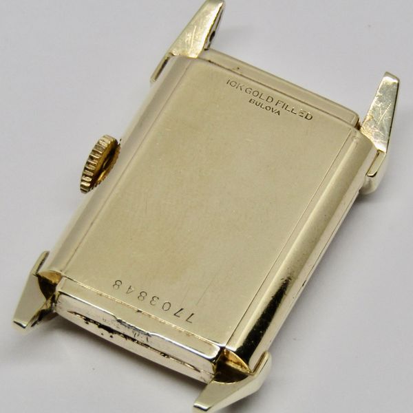 BULOVA hand winding tank watch - gold filled - 1940's | WatchCharts ...