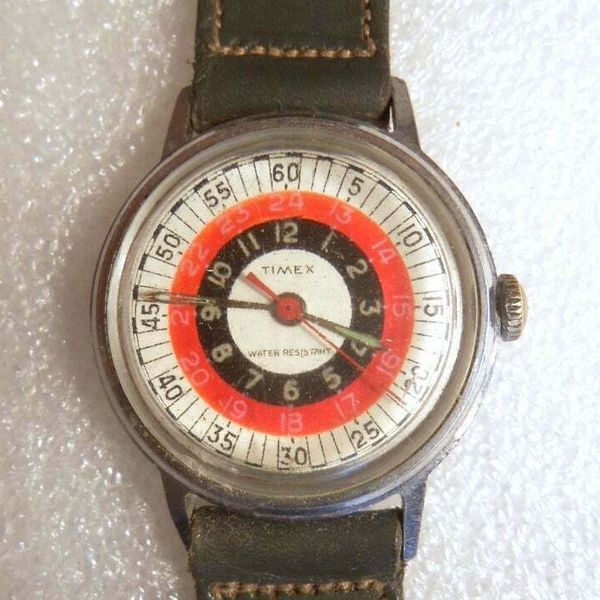 Vintage Timex Sprite Bullseye Target Military Style | WatchCharts