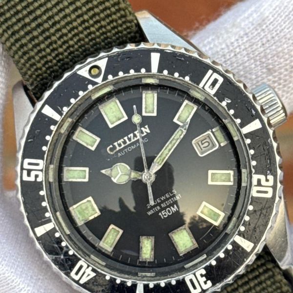 Vintage Citizen Challenge Diver 52-0110 (PAF) military issued Pakistan ...