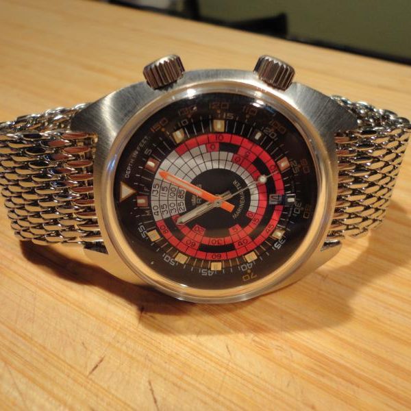 Sold-ULTRA RARE Fortis Marinemaster Super Compressor 42mm Vintage-FULL ...