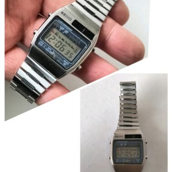 80s SEIKO A158-5060 DIGITAL LCD ALARM CHRONOGRAPH QUARTZ VINTAGE WATCH UHREN | WatchCharts ...