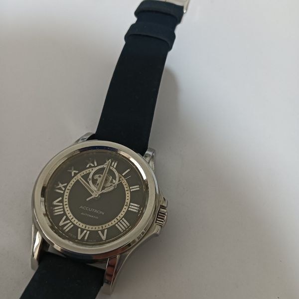 Rare Bulova Kirkwood c860679 open heart automatic men's wristwatch ...