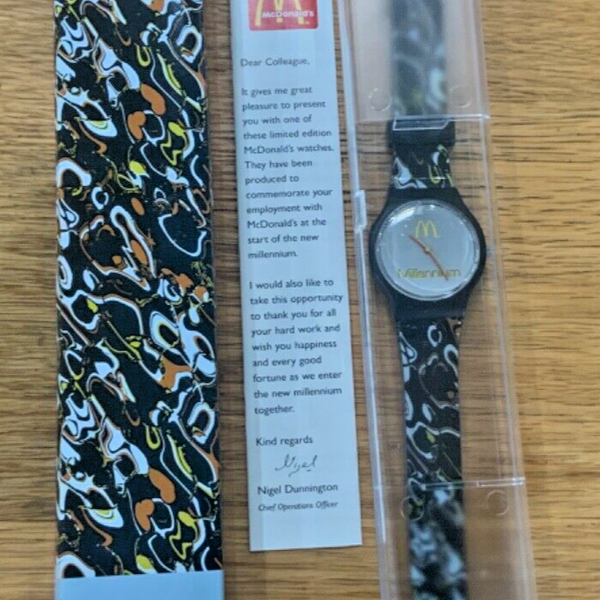 Mcdonalds Millennium Staff awarded Swatch Wristwatch | WatchCharts ...