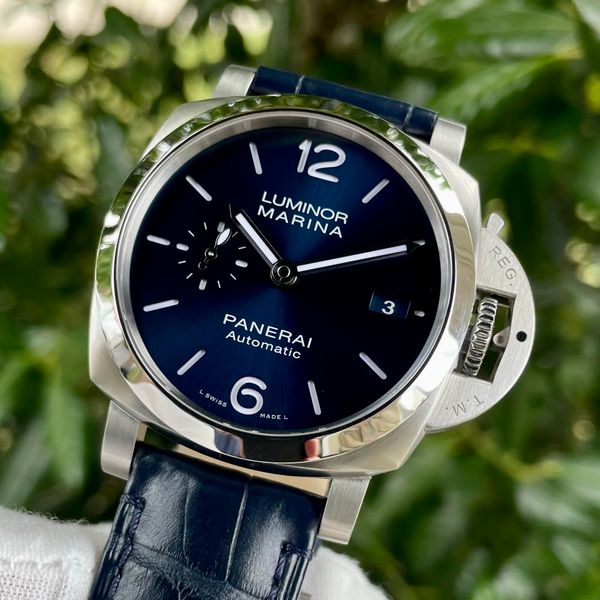 [WTS] Panerai PAM1393 Luminor Marina, 42mm Blue Sunburst w/Pamguard 8yr ...