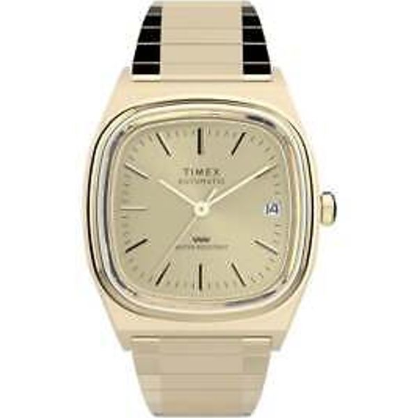 Timex Gents 1983 E-Line Reissue Automatic 34mm Watch TW2Y07200 ...
