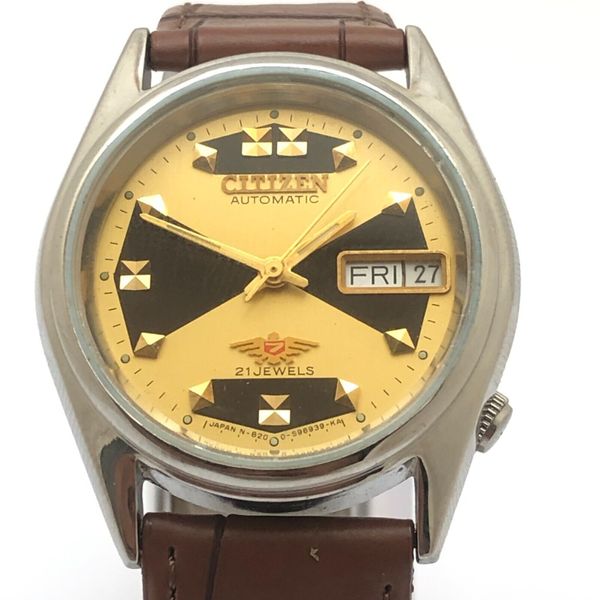 Vintage Style Citizen Cal. 8200 Day Date Automatic 21-Jewels Wrist ...