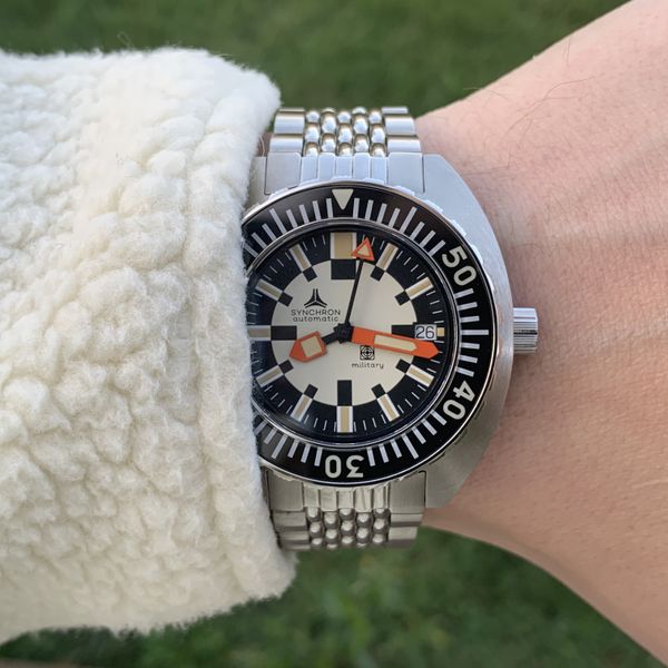 For Sale - Synchron Military Stainle | WatchCharts Marketplace