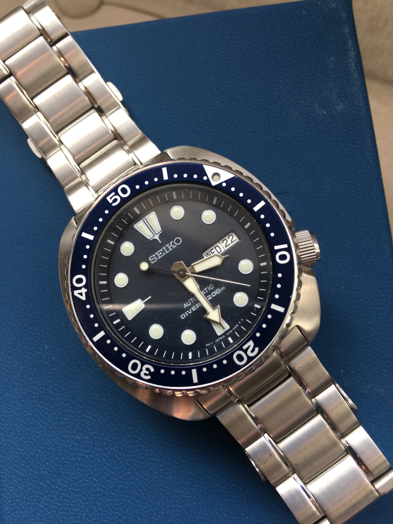 FS: SRP773 (Blue seiko turtle) - $180 | WatchCharts Marketplace