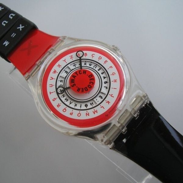 FIND THE CODE! Symbol ART Swatch by CHIP KIDD with DECIPHER KEY SHEET ...