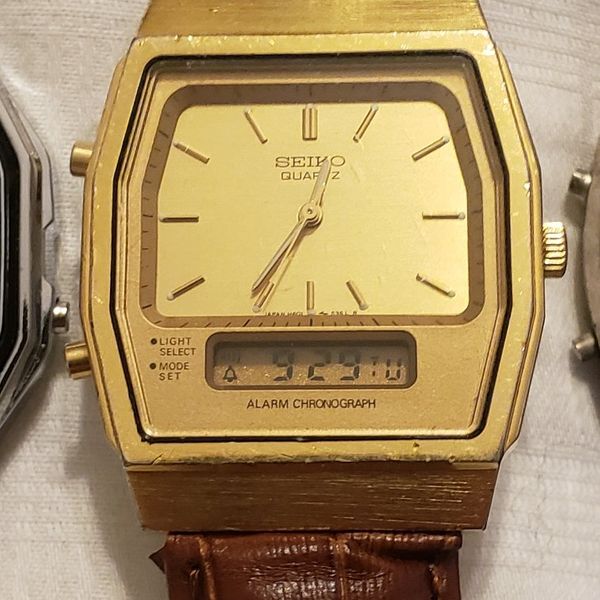 FSOT Group of 4 cool vintage digital watches Seiko $150 | WatchCharts ...