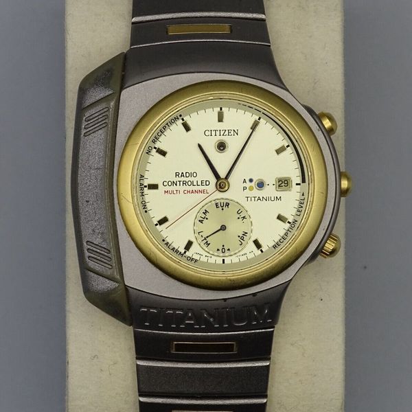 Citizen Titanium Radio Controlled Wristwatch; Radio Controlled Multi ...
