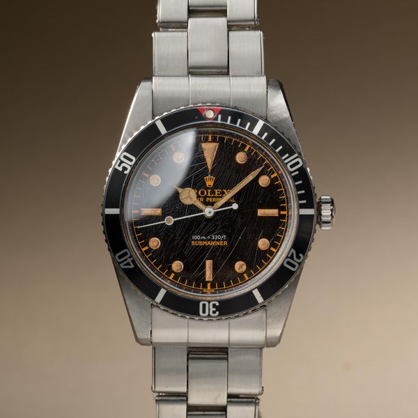 FS: 1958 Rolex Submariner 5508 Gilt Tropical Dial with Red Triangle ...