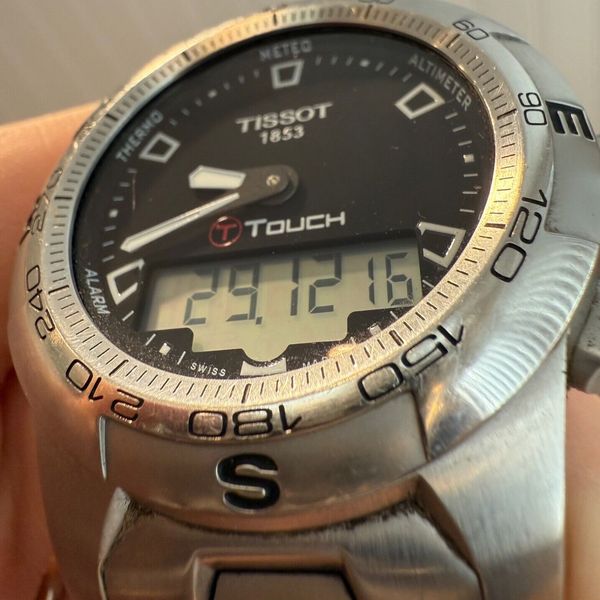Tissot T-Touch 2 Limited Edition Swiss Men's Watch T047420A In Box with ...