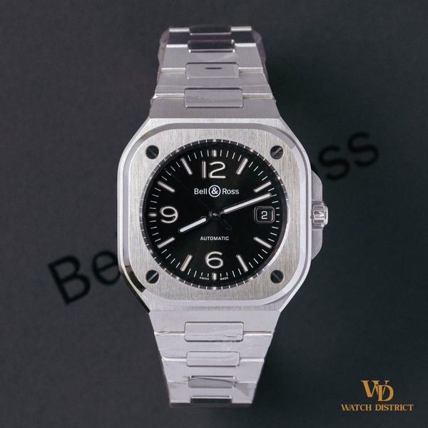 BRAND NEW March 2025 40mm Bell & Ross Black Steel BR05A-BL-ST-SST ...