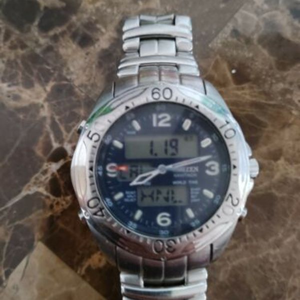 Citizen Promaster Navitach Ana-Digi 42mm Case. Running. All Buttons ...