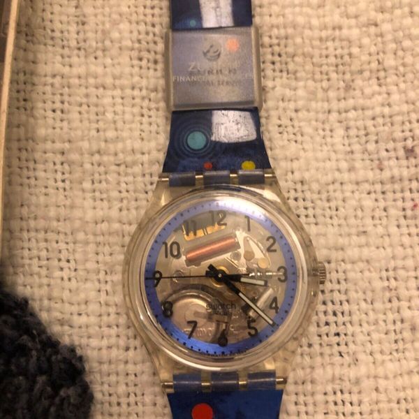 Blue Swatch Watch 1990s in Excellent Condition | WatchCharts Marketplace