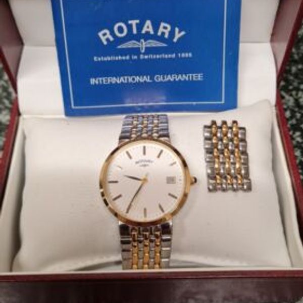 rotary gold watch mens used | WatchCharts Marketplace