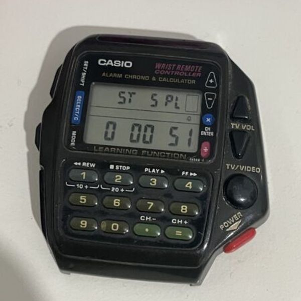 Rare Casio CMD-40 Calculator Wrist Remote Controller 1174 Vintage Men's ...
