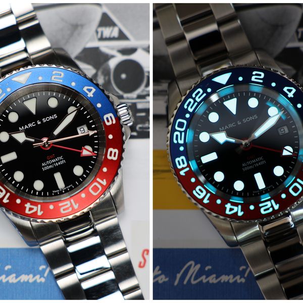 [WTS/WTT] Marc & Sons Automatic GMT (MSG-007-7SJ) - B&P | WatchCharts