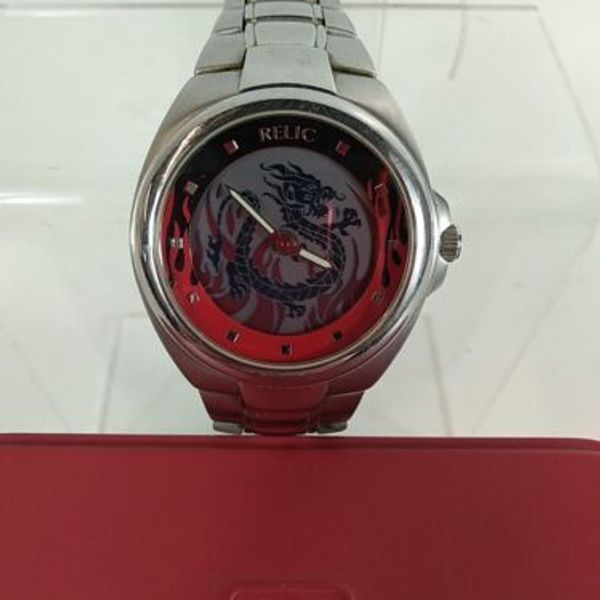 Fossil Relic Dragon Animated Watch Boxed Stainless Steel Water ...