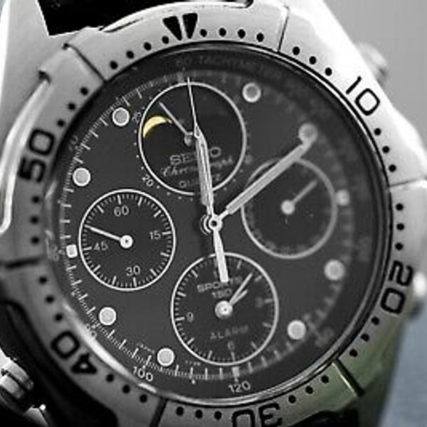 SEIKO MOONPHASE CHRONOGRAPH +++++ | WatchCharts