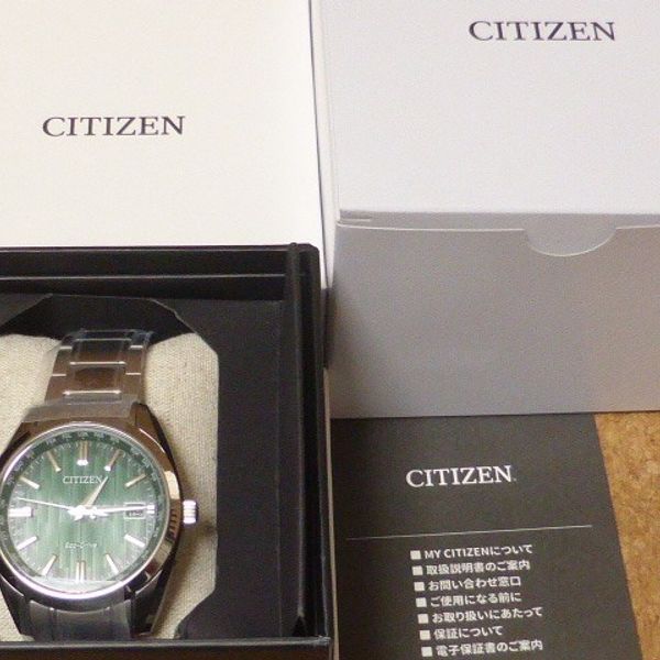 Citizen Collection Eco-Drive CB0261-53W Titanium Solar Radio Men Watch ...