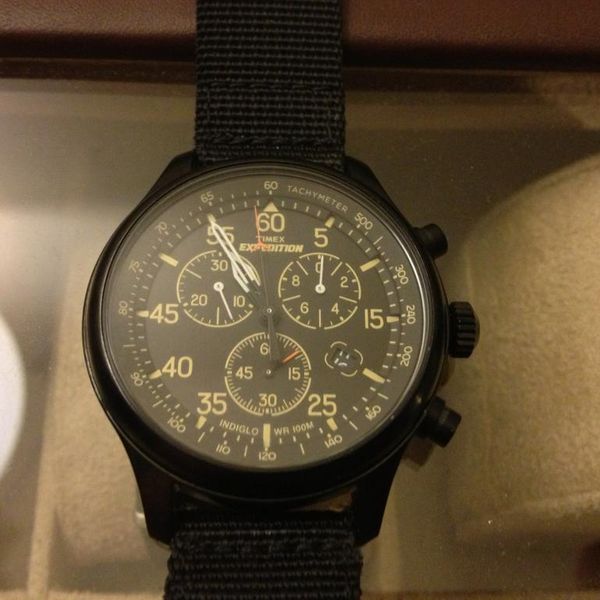 Timex expedition rugged field chronograph T49905 SOLD | WatchCharts ...