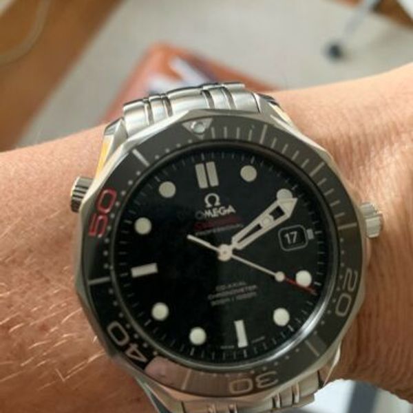 Omega SMP 300 007 50th Anniversary James Bond Omega Serviced & Full Set ...