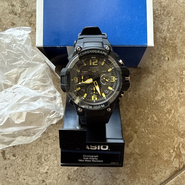 Casio MCW-100H-9AVCF Mens Analog Heavy Duty Watch Chronograph Quartz ...