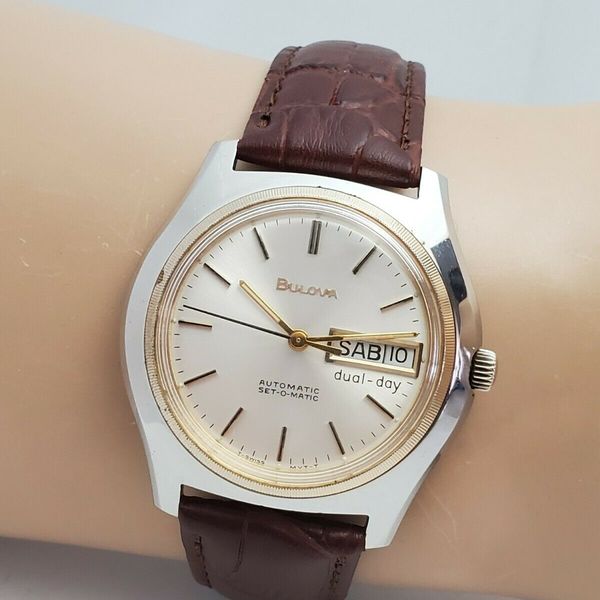 Vintage Bulova 1133.10 N7 17J Automatic men's watch ,ETA 2879 ...