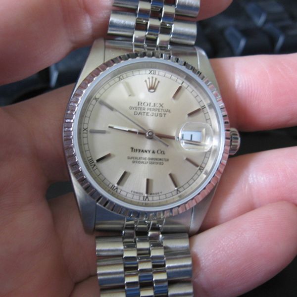 FS: ROLEX 16220 Stainless Steel Datejust $4500 | WatchCharts Marketplace UK