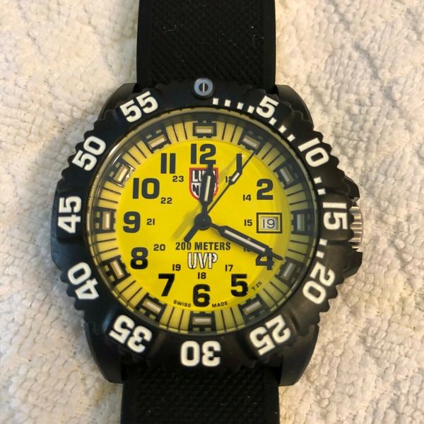 Luminox Navy Seal 3950 Series Black Strap XS.3955 Watch | WatchCharts