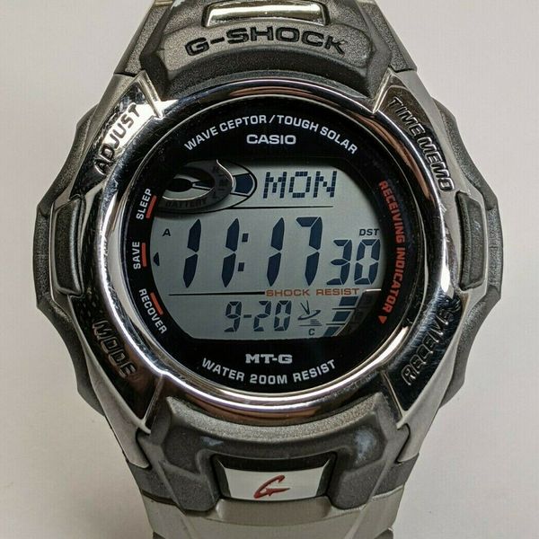 CASIO G-Shock MTG-900 Men 200m Tough Solar Wave Ceptor Digital Quartz Watch Hour | WatchCharts ...
