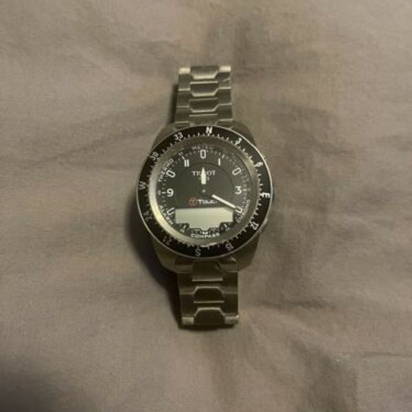 TISSOT T-TOUCH EXPERT PILOT TITANIUM MENS WATCH T013420 (Needs Battery ...