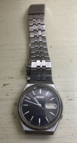 Vintage 1989 Seiko Automatic 7009-3159 Self-Winding Day Date Watch Lume ...