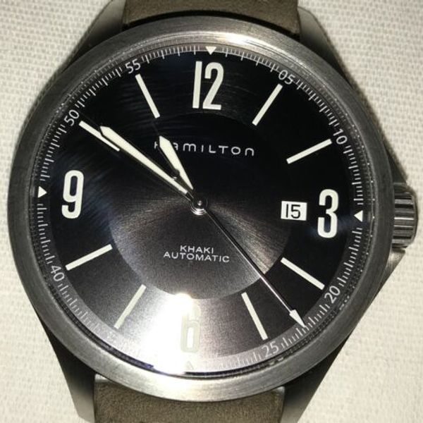 Hamilton 48MM Khaki Aviation Automatic Mechanical Date Watch H766650 ...
