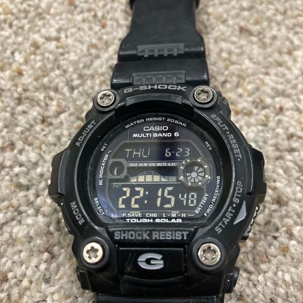 Casio G-Shock GW-7900b 3200 Solar Atomic Rescue black watch ...