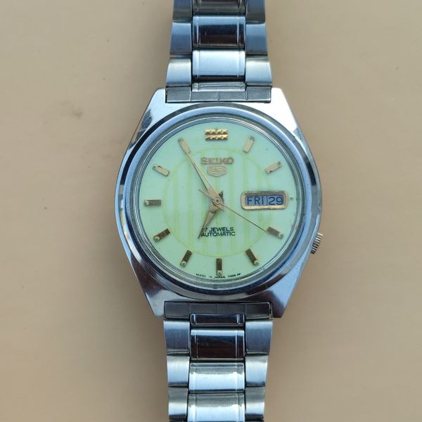 Seiko 5 Japan 7009 Automatic Movement 17 Jewels Men's Wrist Watch for ...