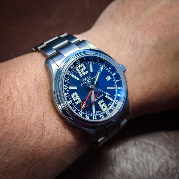 [WTS] Ball Trainmaster GMT Titanium | WatchCharts