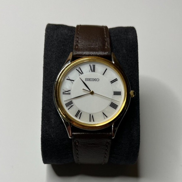 Vintage SEIKO 8J41-0AJ0 White Dial Men's Quartz Watch | WatchCharts ...