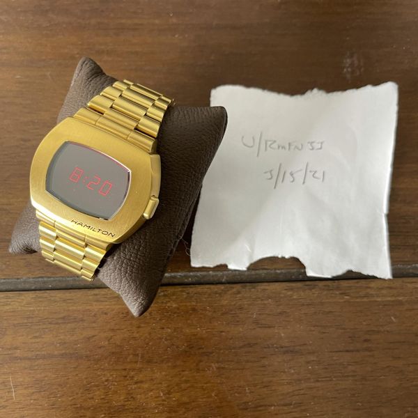 [WTS] Hamilton PSR Pulsar limited gold | WatchCharts