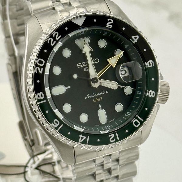 New Full-Set Seiko Sports 5 "Green SKX A.K.A Sprite" 42.5mm Automatic ...
