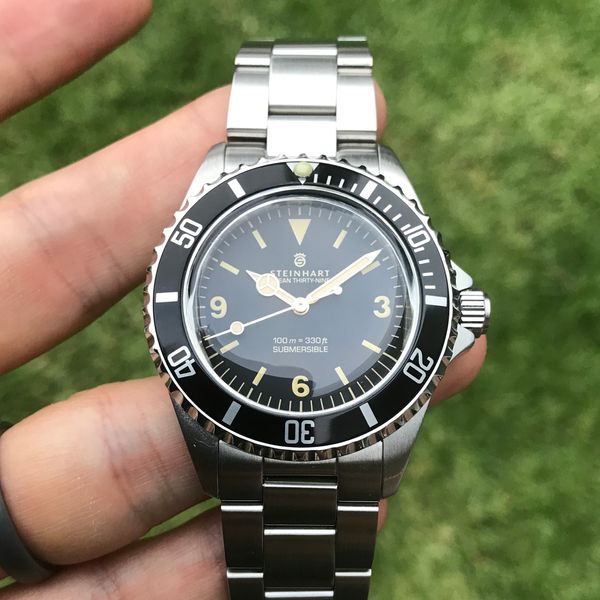 Steinhart Ocean 39 Explorer Plexi Limited Edition w Jubilee Bracelet ...