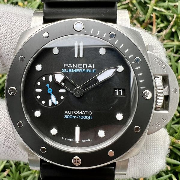 FS: Panerai Submersible Men’s Black Watch 42mm Complete Box And Papers ...