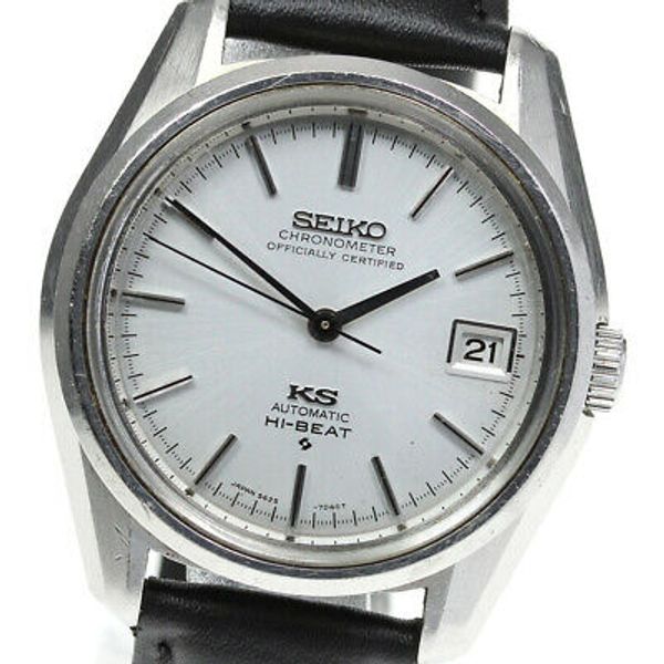SEIKO King Seiko 5625-7040 Date antique Silver Dial Automatic Men's ...
